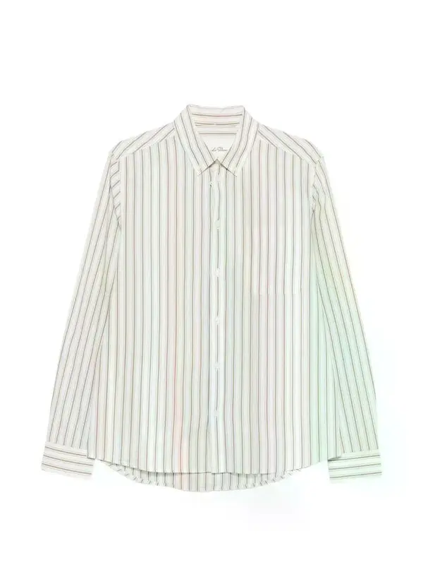 LES DEUX Striped Button-down Shirt