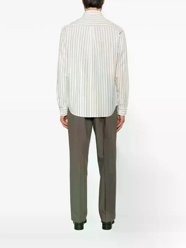 LES DEUX Striped Button-down Shirt