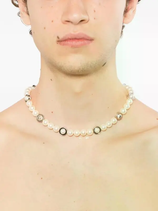 Casablanca Sci-fi Pearl Necklace