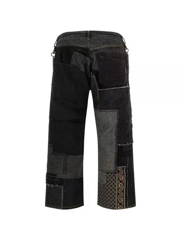 Junya Watanabe Chain-link Patchwork Jeans