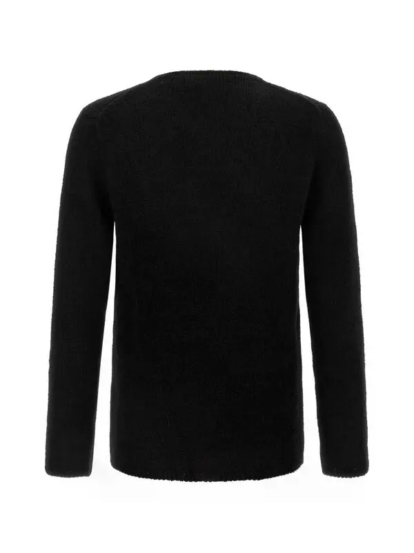 Comme Des Garçons Intarsia-knit Crew-neck Sweater