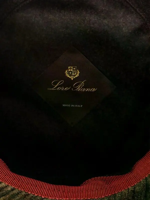 Loro Piana Manuel Corduroy-texture Hat - Green