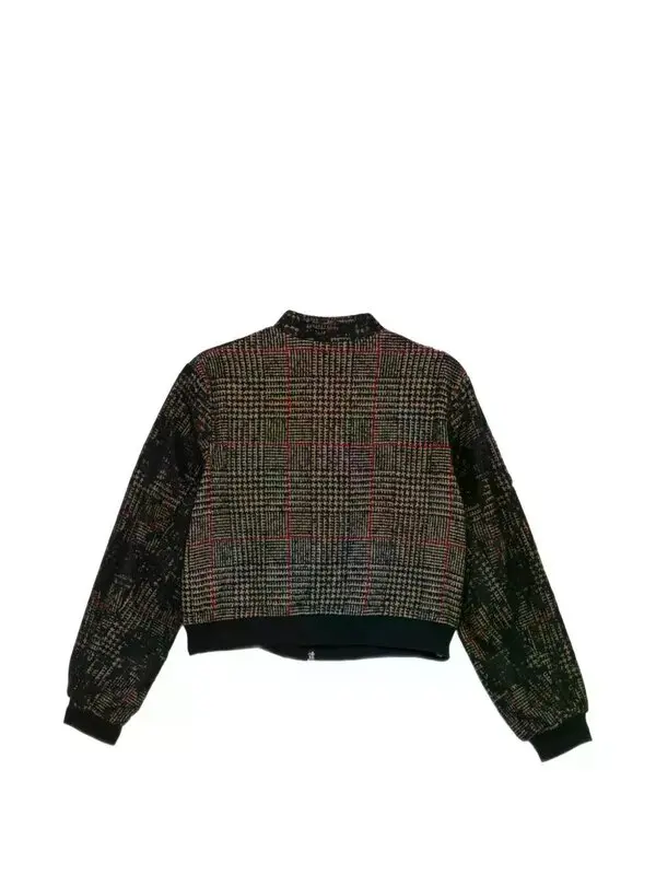 QUETSCHE Check-pattern Bomber Jacket