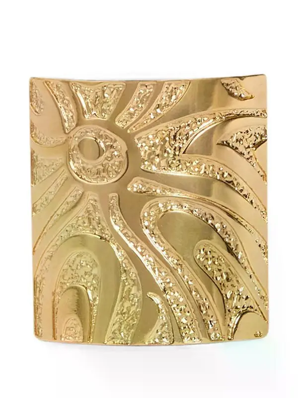 Emilio Pucci Marmo Brooch - Gold