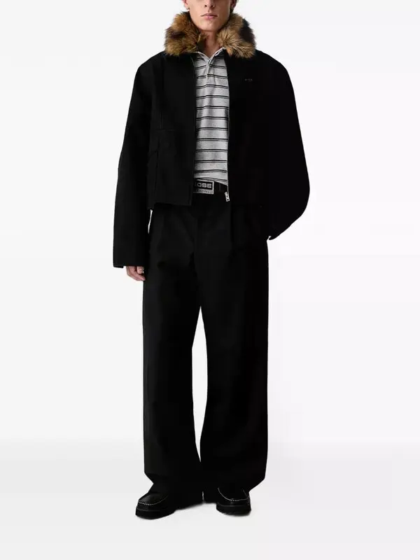 Vetements Faux-fur Trim Corduroy-collar Jacket