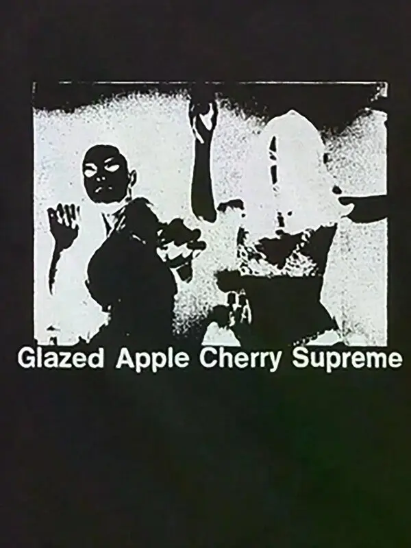 Supreme Glazed Graphic-print T-shirt - Black