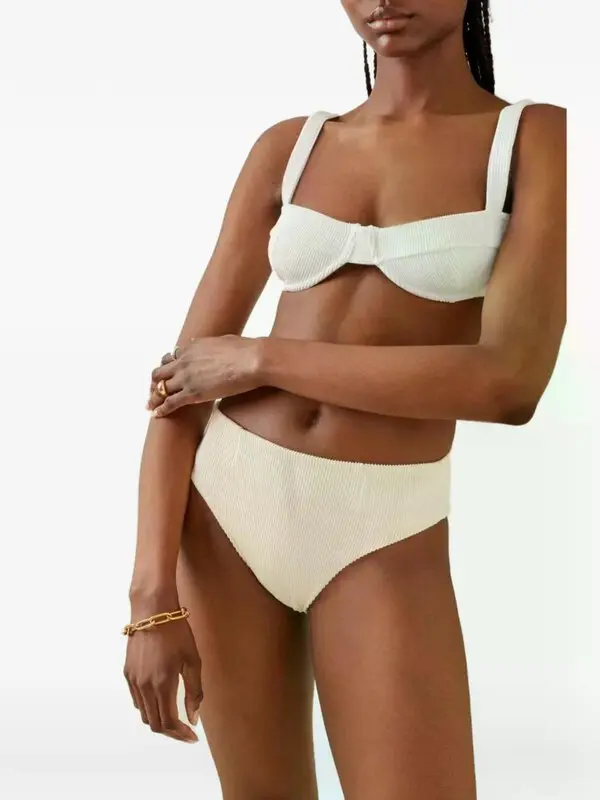 HAIGHT. Ribbed Underwired Bikini Top