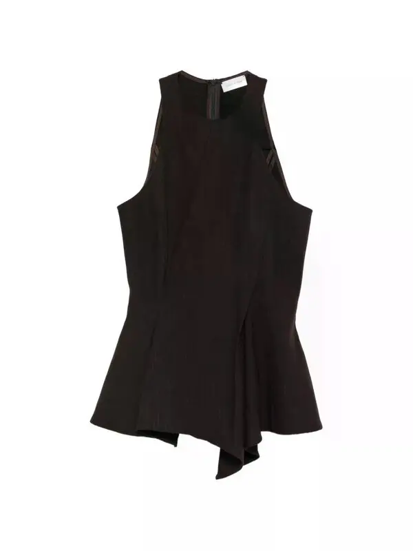Magda Butrym Asymmetric Peplum Blouse