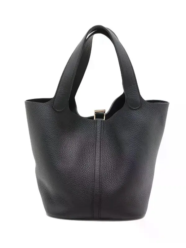 Hermès 2025 Clemence Picotin Lock 22 Handbag - Black