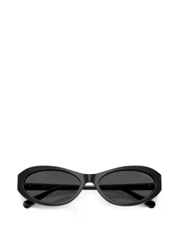 SWAROVSKI Crystal-embellished Oval-frame Sunglasses