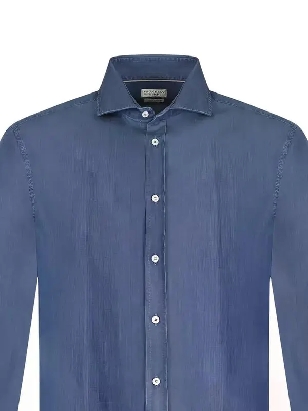 Brunello Cucinelli Long-sleeve Shirt - Blue