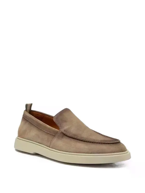 Officine Creative Bones 002 Suede Loafers - Brown