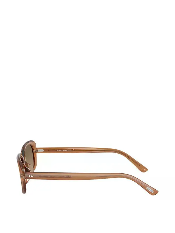 Oliver Spencer Elietta Rectangle-frame Sunglasses