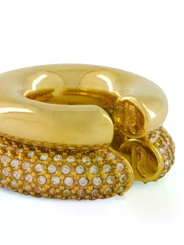 Rabanne Crystal-embellished Brass Earrings