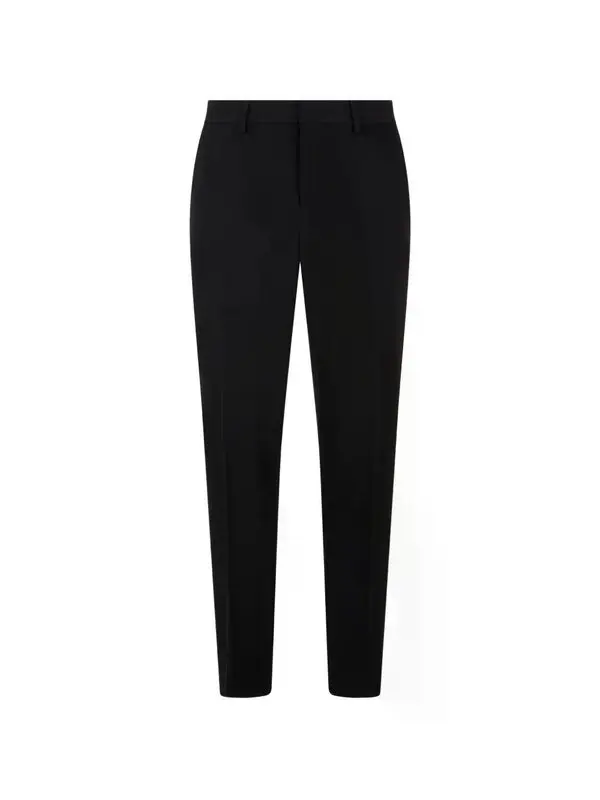 Moschino Slim-fit Tapered Trousers - Black