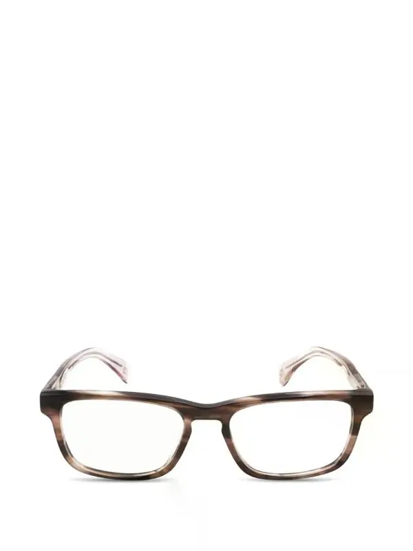 Rag & Bone Horn-effect Rectangle-frame Glasses