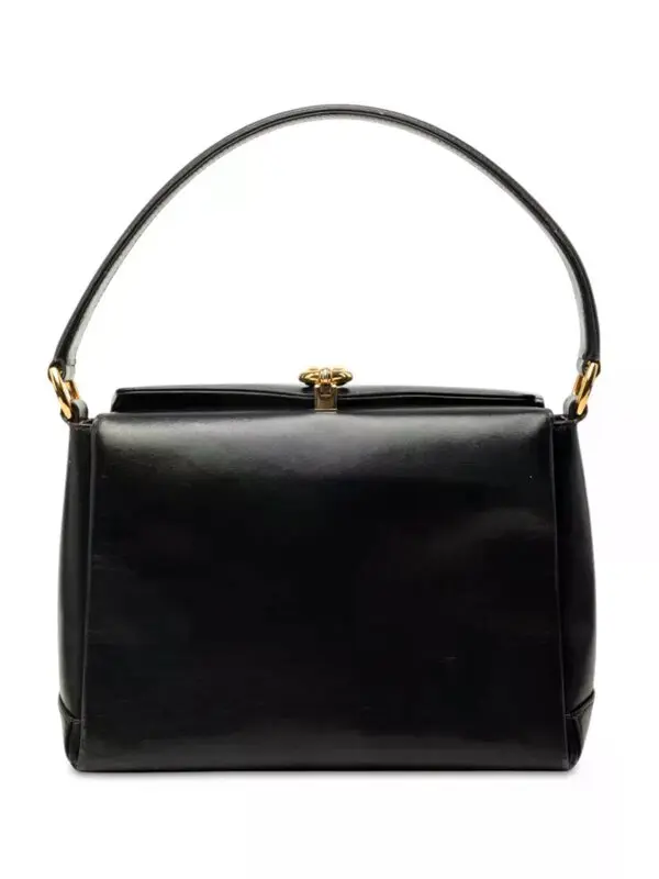 Gucci 20th Century Calfskin Handbag - Black