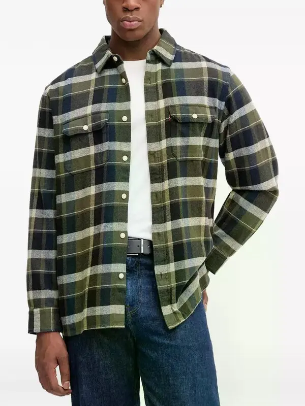 LEVI'S Check-print Pocket-detail Shirt