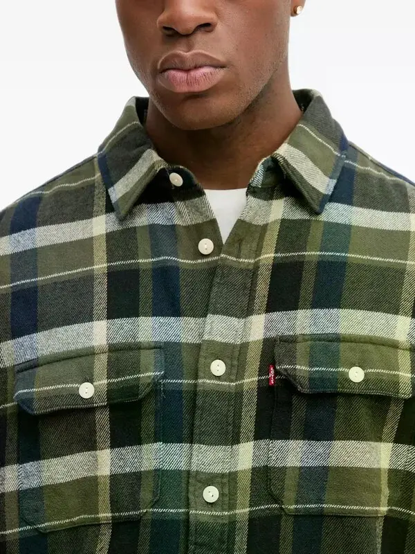 LEVI'S Check-print Pocket-detail Shirt