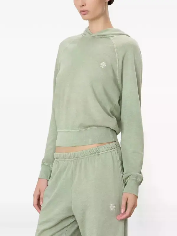 Eterne Shrunken Raglan-sleeve Hoodie