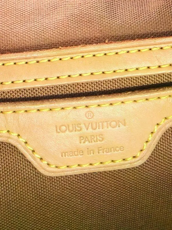 LOUIS VUITTON Vintage Montsouris Monogram Canvas Gm Backpack - Brown
