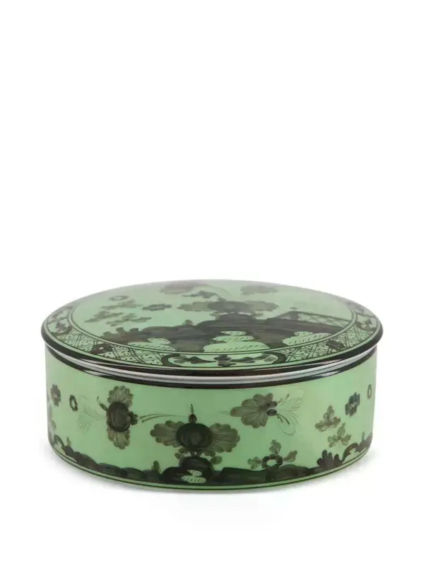 GINORI 1735 Bario Floral Round Box