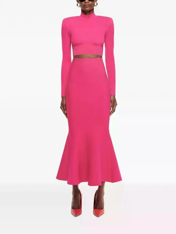 Roland Mouret Cropped Roll-neck Top