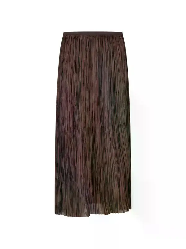 ROBERTO COLLINA Midi Pleated Plissé-effect Skirt