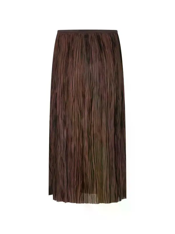 ROBERTO COLLINA Midi Pleated Plissé-effect Skirt