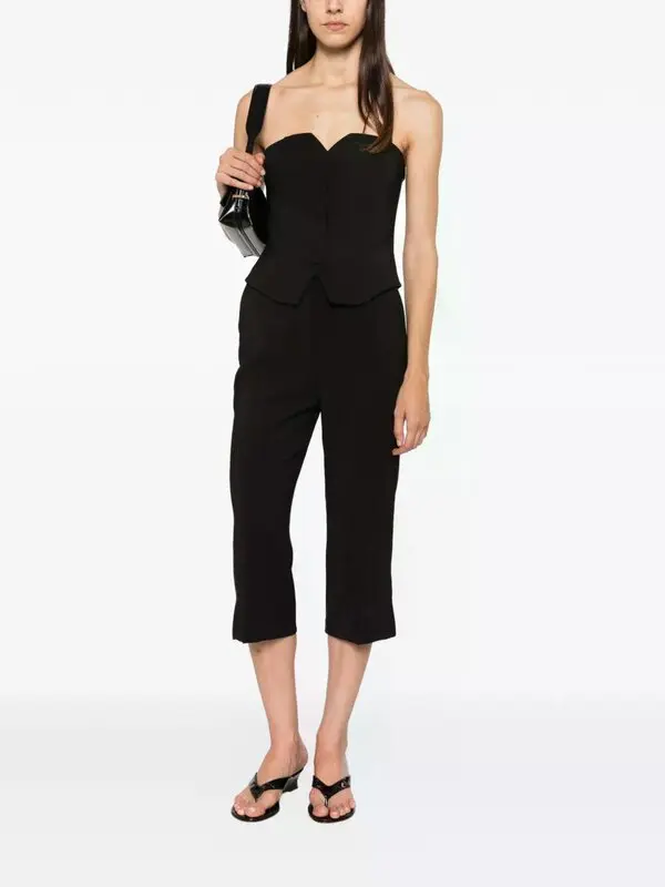 Imperial Strapless Button-up Top
