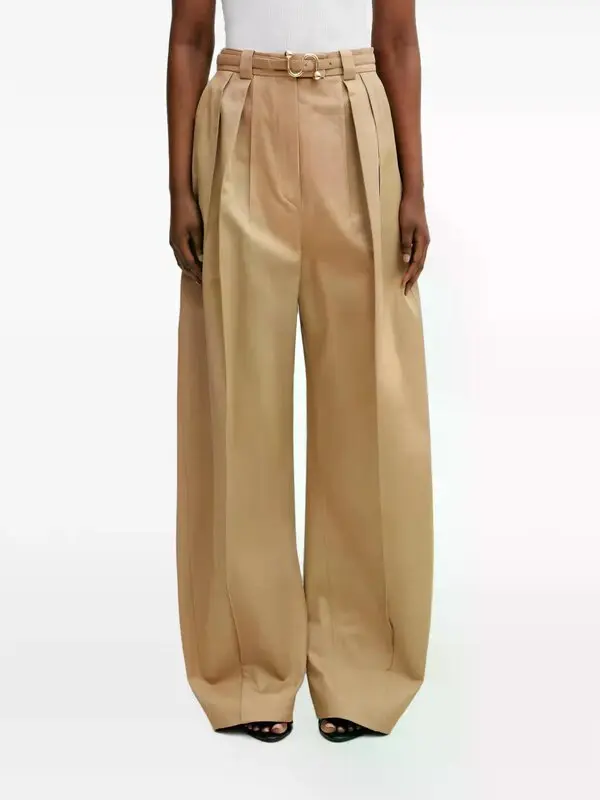 Sportmax Belted Pleated Trousers