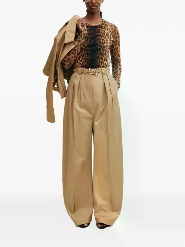 Sportmax Belted Pleated Trousers