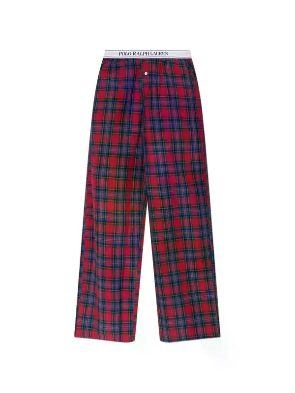 Polo Ralph Lauren Tartan-print Pyjama Bottoms - Red