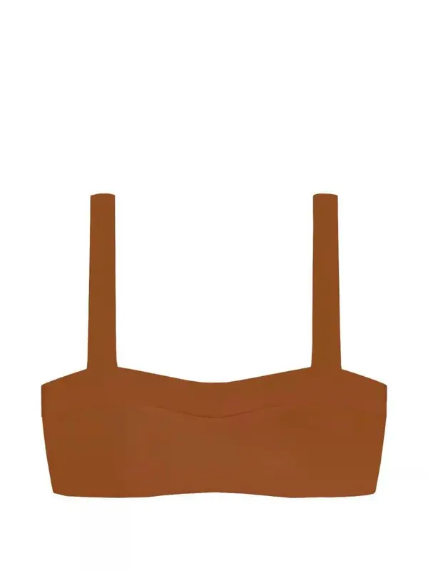 Jade Swim Coast Bikini Top - Brown