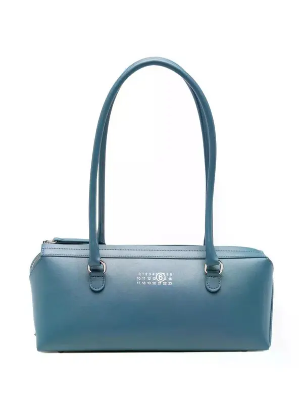 MAISON MARGIELA Small Bauletto Leather Shoulder Bag - Blue