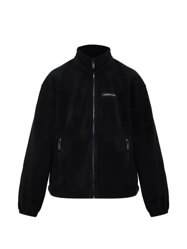 Canada Goose Tayen Logo-patch Oversized Jacket - Black