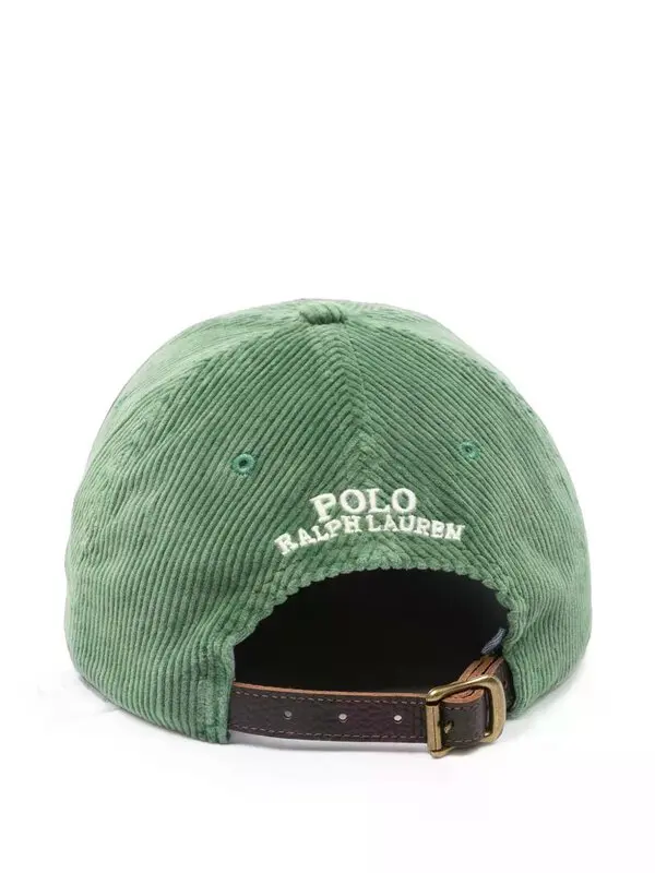 Polo Ralph Lauren Logo-embroidered Corduroy Baseball Cap - Green