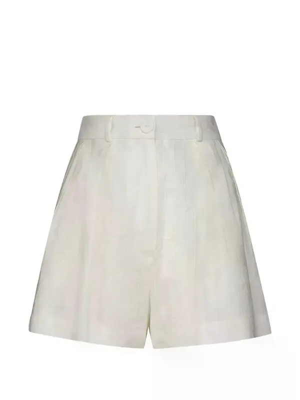 Matthew Bruch Button-fastening Pleated Shorts