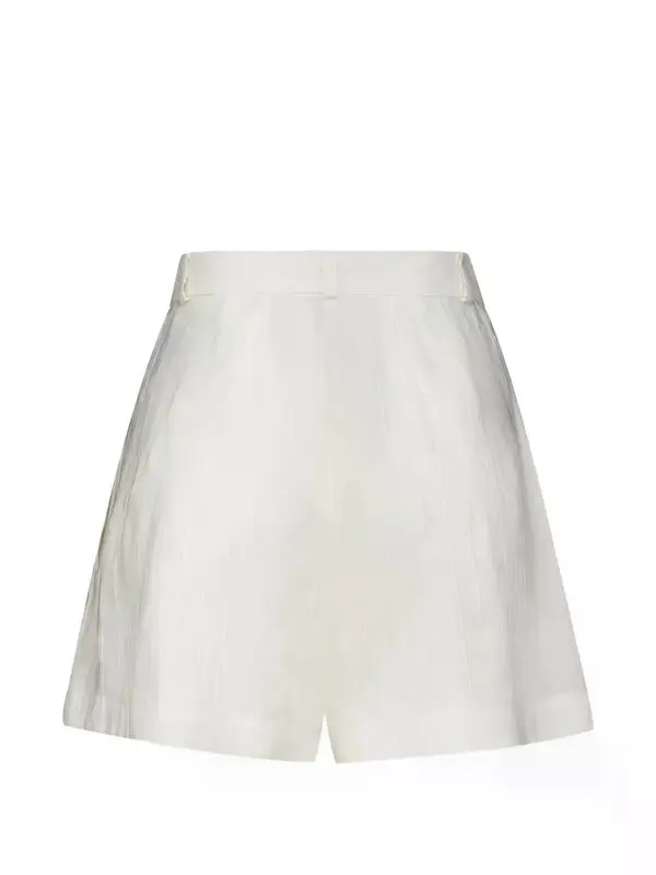 Matthew Bruch Button-fastening Pleated Shorts