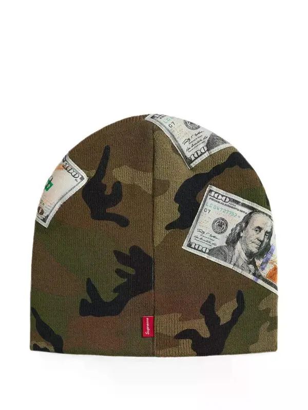 Supreme Camouflage-print Beanie Hat