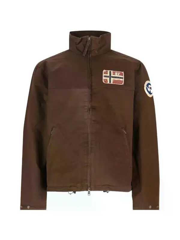 NAPAPIJRI Logo-patch Zip-up Jacket