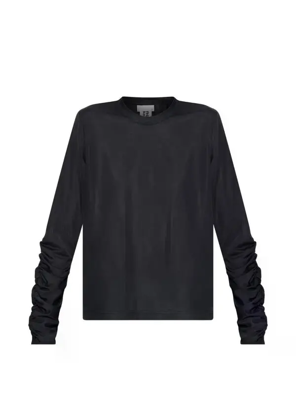 Noir Kei Ninomiya Ruched Long-sleeve Top