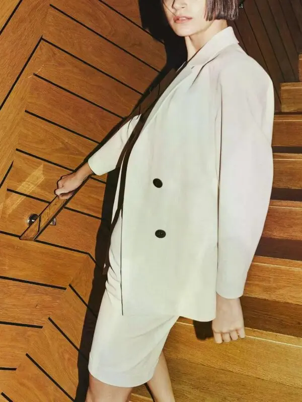 Zeynep Arçay Cin Leather Blazer
