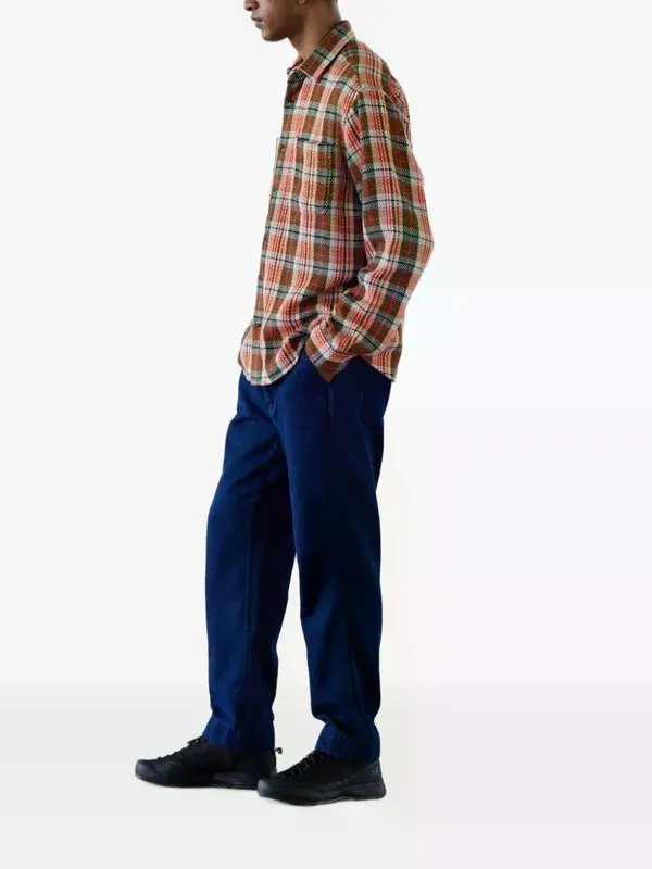 ORIGINAL MADRAS TRADING COMPANY No111 Round Tail Button-down Shirt