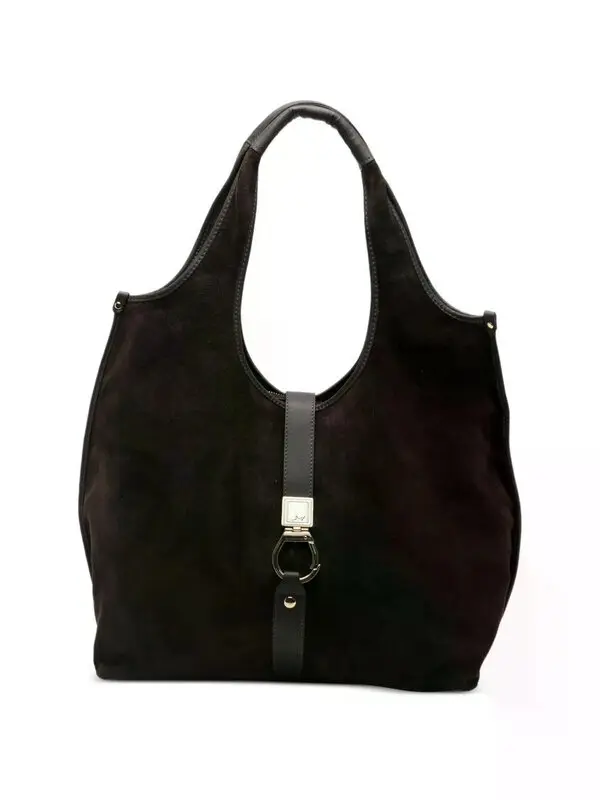 MARC ELLIS Suede Leather Shoulder Bag - Brown