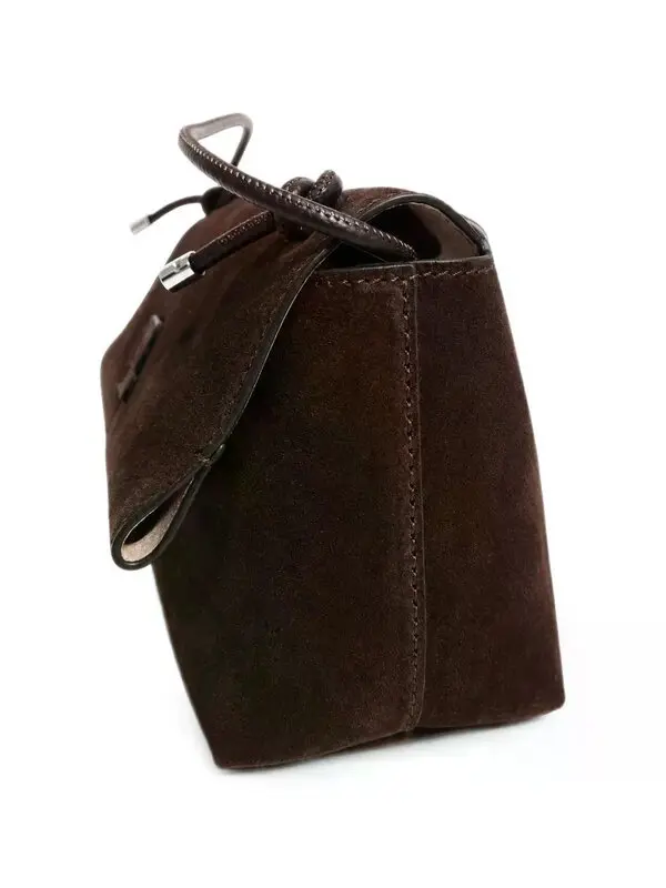 IACUCCI Suede Logo-patch Cross Body Bag