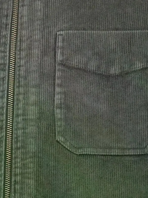 Officine Générale Corduroy Zip-up Jacket - Grey