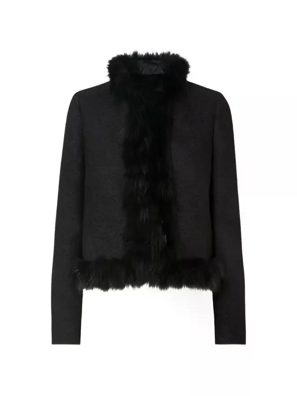 Fendi Faux-fur Trim Jacket