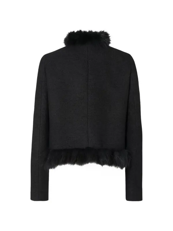 Fendi Faux-fur Trim Jacket