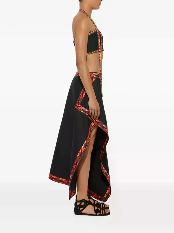 Emilio Pucci Cotton Scarf Skirt